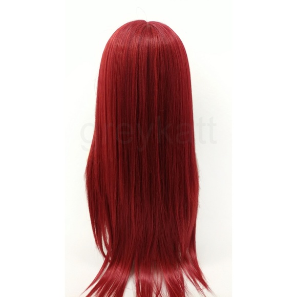 Accessories | Ruby Red Long Straight Heat Resistant Wig | Poshmark
